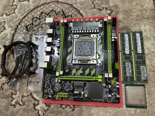 Мощный комплект - x79 + 2650v2 (8 ядер 16 потоков)  + 16gb озу