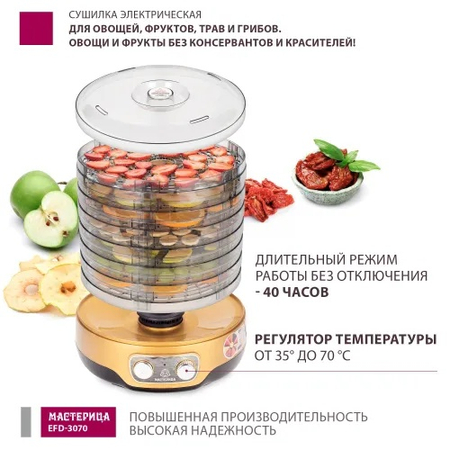 Фрукта сушилка Мастерица 3070