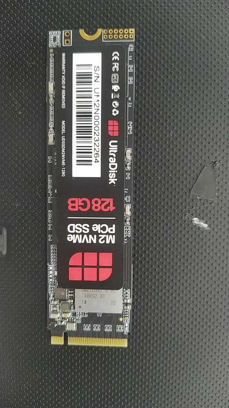 UltraDisk M.2 NVMe 128 GB SSD sotiladi.