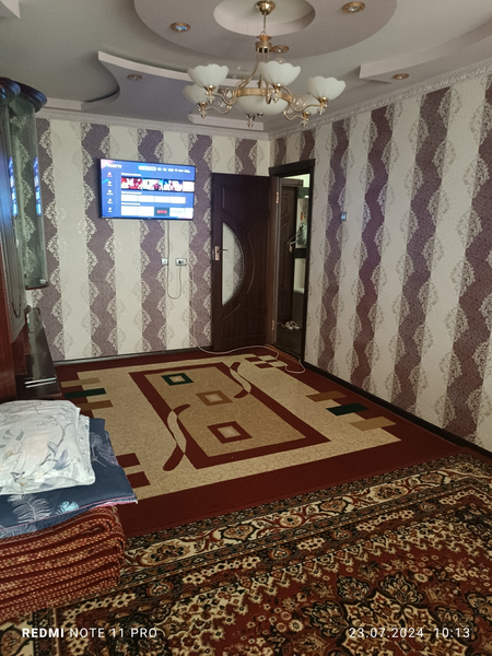 Ijara 3 xona Chirchiq 3 mik 41/23 uzoq muddatga xamma sharoit bor 300$