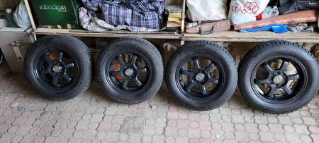 Литые диски r15 с зимней липучкой