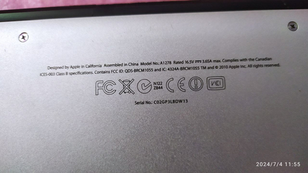 MacBook Pro (13-inch, Late 2011)