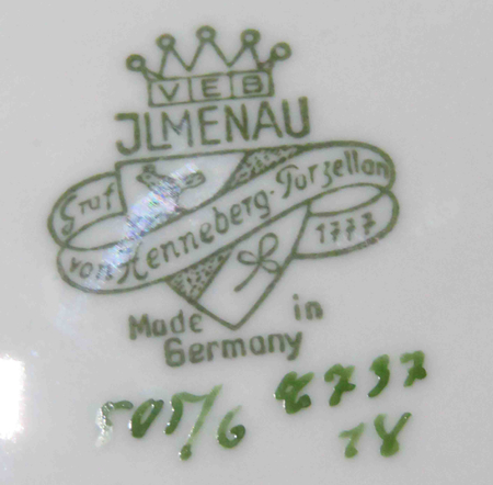 Ваза  для фруктов фарфор ILMENAU Германия.Винтаж
