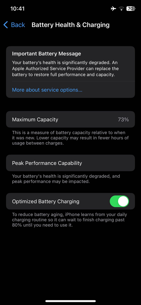 Iphone x 73 yomkost silver