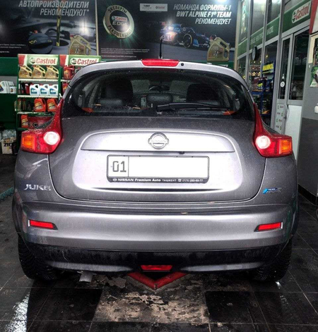 Замена масла и фильтров на NISSAN JUKE.