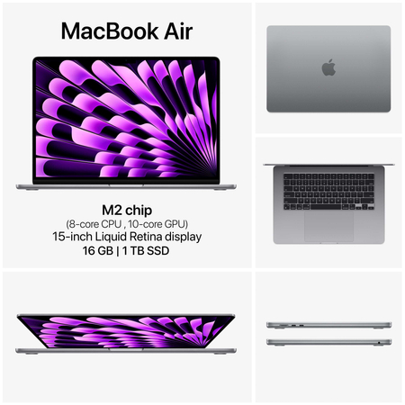 MacBook Air 15‑inch M2 2023 Space Gray 8/256GB