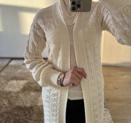 Длинный кардиган от Mango