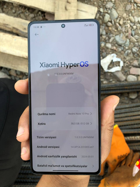 Redmi note 13 pro 1 yil kafolati bilan