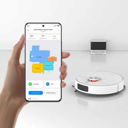 Робот-пылесос Xiaomi Robot Vacuum S20+ белый (GLOBAL
