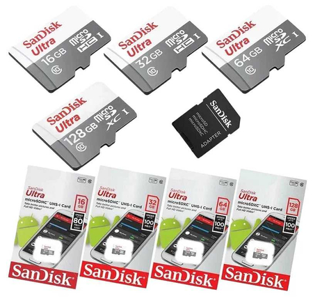 SanDisk Ultra / микро флешка 32/64/128/256/ GB micro SDHC Class 11