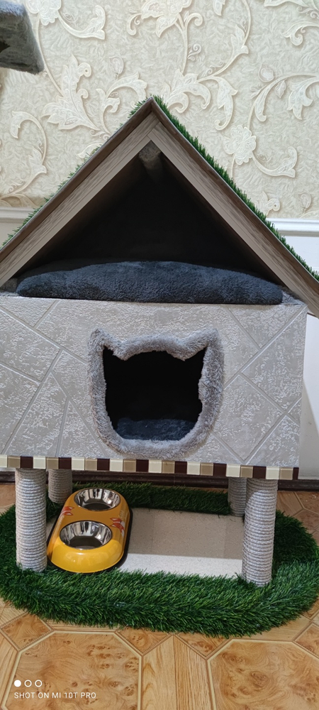 Домик для котов и кошки. Когтеточка. Дом для кошек Эксклюзив
