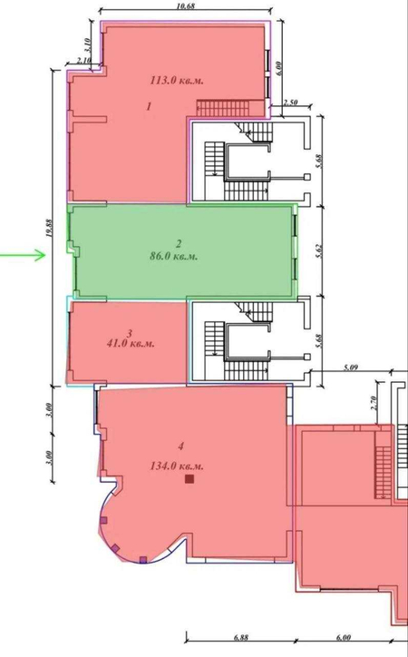 Продаётся Коммерческие Помещение Ж/К Xosiyat Golden House Br17