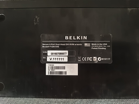 Dual-link DVI KVMP Switch