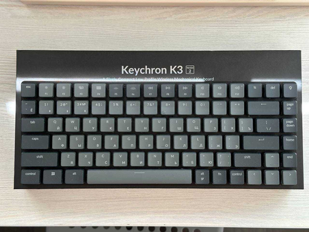 Keychron K3 V2 Оптическая Клавиатура Синие Свитчи RU/ENG