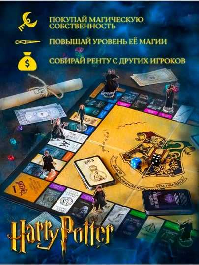 Монополия Гарри Поттер для детей и взрослых