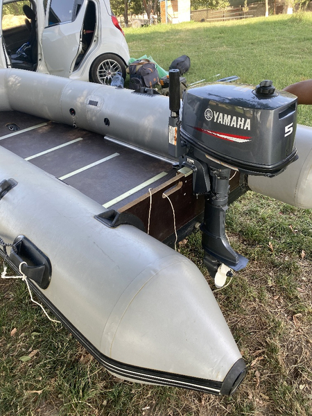Продам лодку с матором Yamaha 5