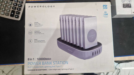 Power Bank Station 8in1 20W Powerology /Станция Power Bank 10000mAh