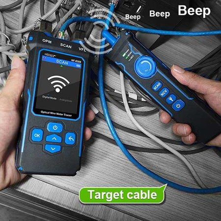 NF-8508 Кабельный Тестер & Измеритель Оптической Мощности Tester