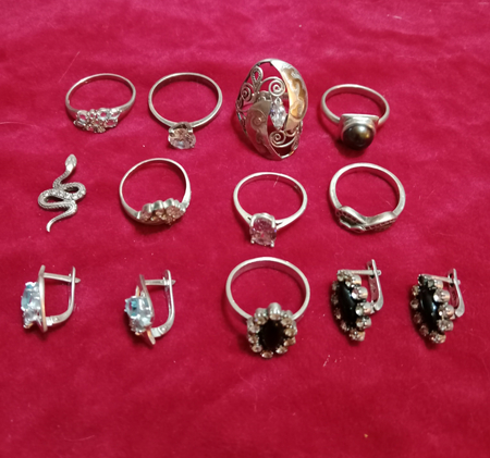 Серебро разное 925 проба