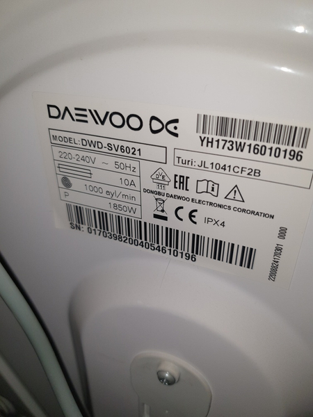 Стиральная машина Daewoo dwd  sv6021