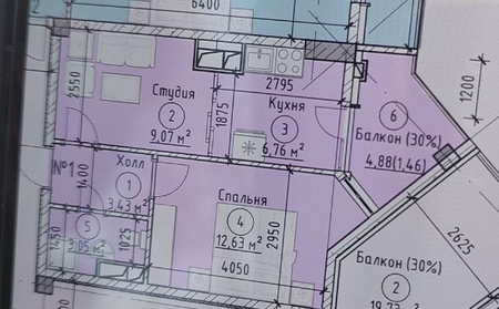 ЖК: IMPERIAL club city  40 м2, Премиум. Алайский