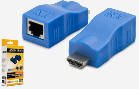 HDMI extender удлинитель hdmi кабеля через lan кабель