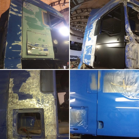 Покраска грузовой автомобиль