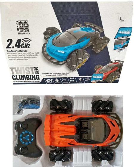 Smoke Twist Car Climbing Перезаряжаемый 4x4 Bugatti с дистанционным уп
