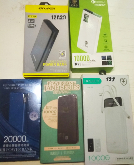 POWERBANK 40000mAh/30000mAh/20000mAh/12000mAh/10000mAh yengide