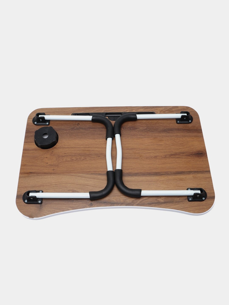 Noutbuk uchun stolcha + USB port, LED chiroq, yig\\\'ma, 60 * 40 * 28 sm