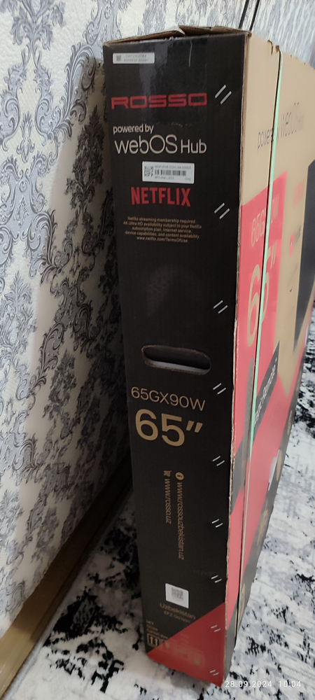 Телевизор Rosso webOS hub smart 65GX90W