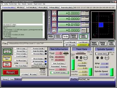 PowerMill Artcam NcStudio Mach3 nastroyka, programmalashtirih. Stl