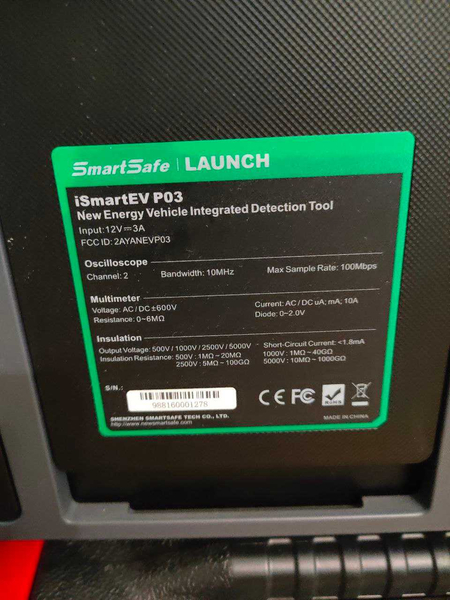 Диагностический прибор iSmartEV P03 Smart Safe Launch