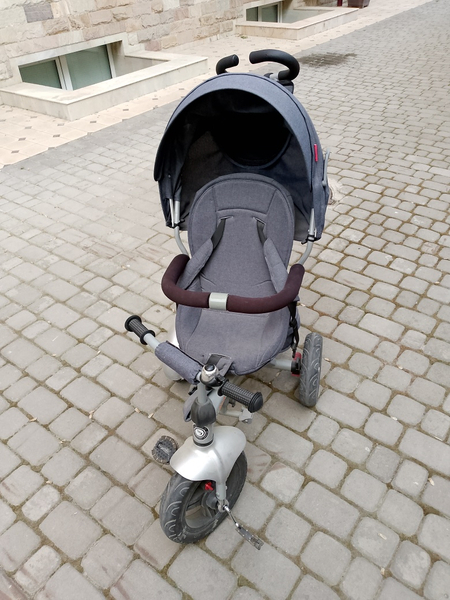 Детский велосипед коляска