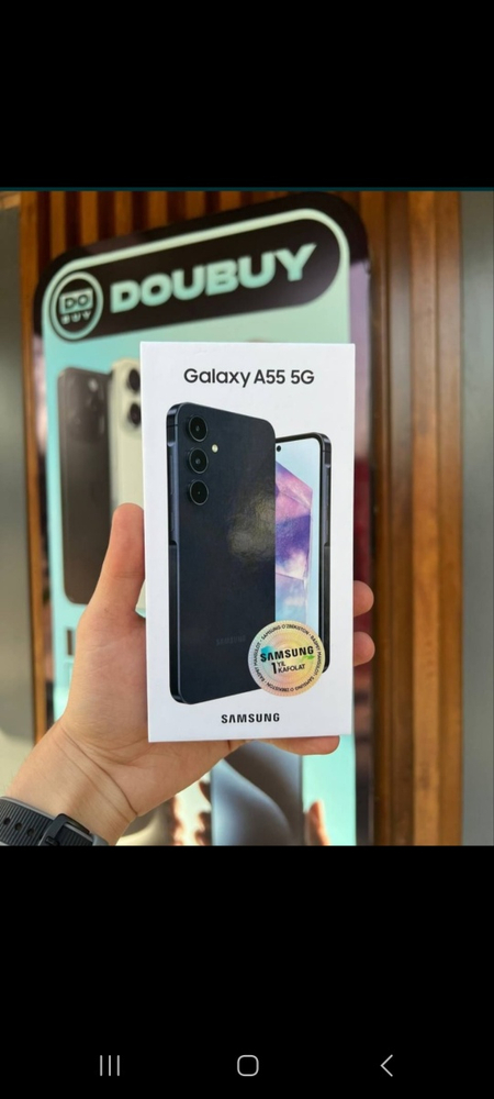 Samsung A55 8/256gb 
Ideal Yangi telefon. 
Realni oladigan odam +998 9