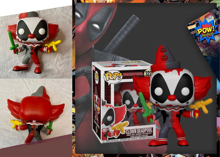 Фигурка Funko Pop Фанко Поп Clown Deadpool Клоун Дедпул