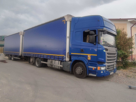 Scania paravoz 2016й 120куб uzun 7.75 + 7.75