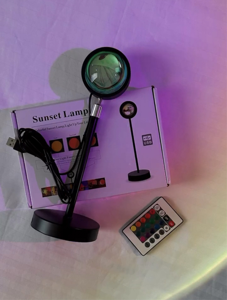 Sunset lamp | Закат лампа с 16 цветами | Подсветка