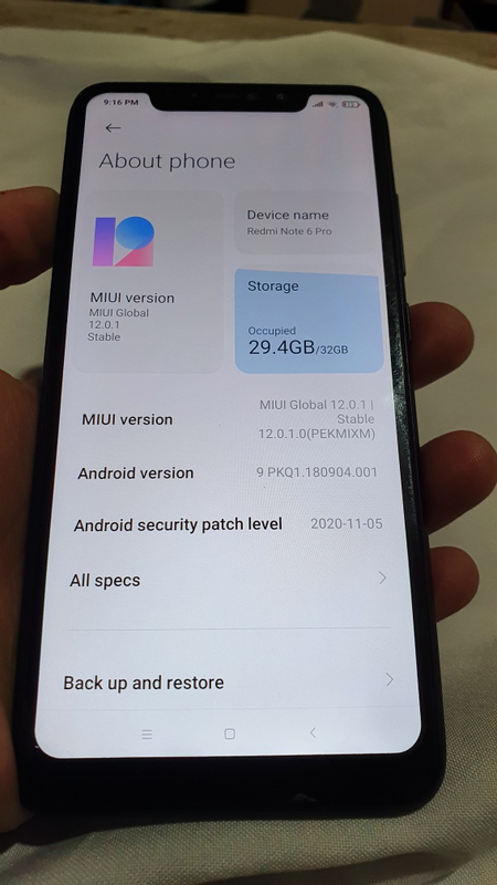 Redmi Note 6 pro