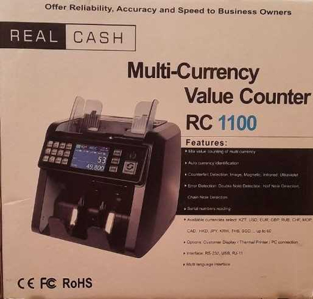 Счетчик банкнот REAL CASH 1100