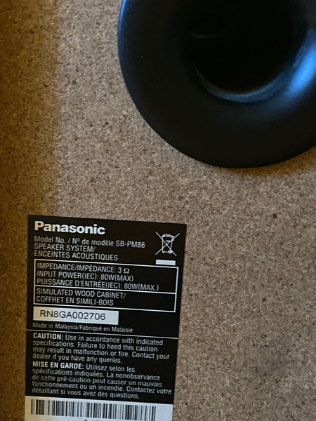 Музыкальный центр Panasonic SA-PM86D