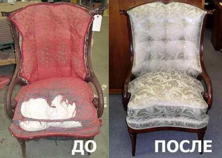 Качественно перетянем мебель любой модели.