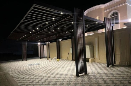Навесы, решётки, перила, Жалюзи из оцинкованные листа.