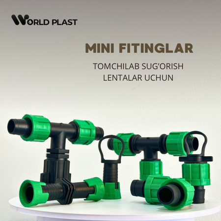 Tomchilatib sug’arish lentalar uchun Mini fitinglar