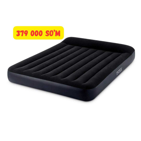 Intex 64143 Надувной Матрас 152 x 203 x 25 см Бесплатная Доставка