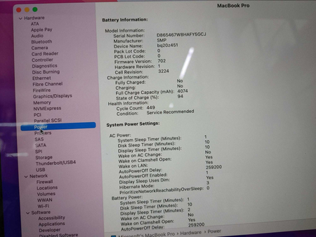 MacBook Pro A1706 Core i7-6567U DDR316.gb, SSD 512 gb  -2016 yil ideal