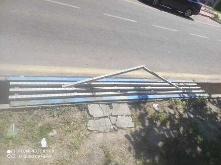 Решетка над ладком для порковки авто