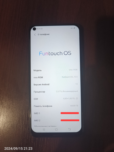 Продается Vivo Y30 в новом состоянии