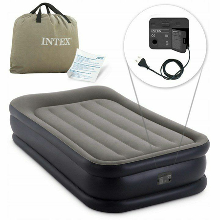 Кровать надувной-191х99х42 см. Intex-64132. Доставка бесплатно