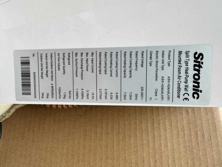 Продам кондиционер Sitronic 24